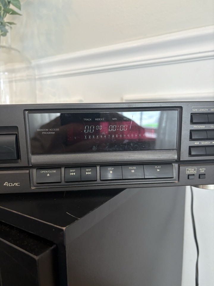 Vintage Technics Mash CD player model SL-PG100 No Remote Works Well | eBay