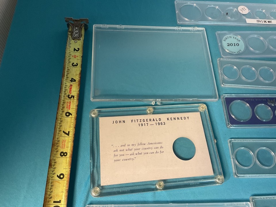 Lot of 17 Whitman Snap Plastic Coin Holder Proof Set Display Collector ...