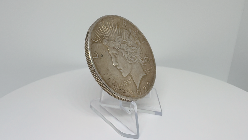 1922 Peace Silver Dollar $1 XF-AU Details Nice Luster Original 90% ...