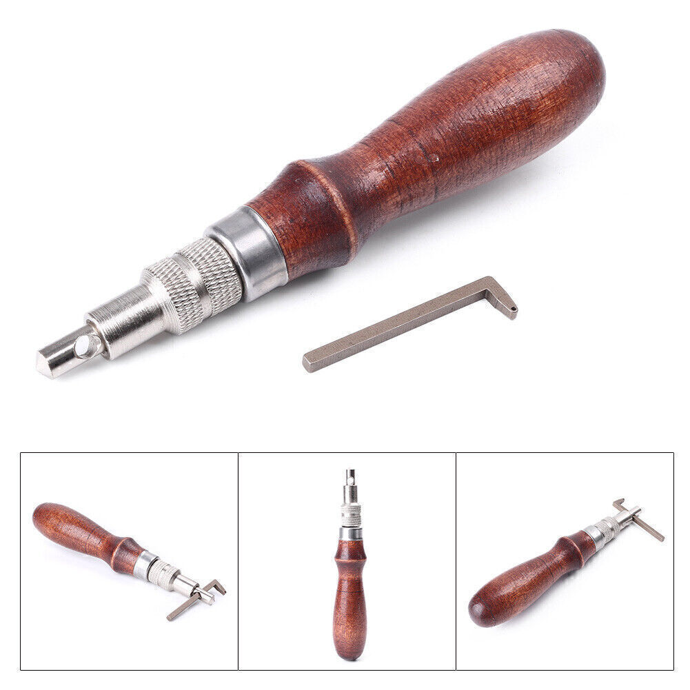 1PC Adjustable Leather Edge Stitching Groover Leathercraft Groove Tool ...