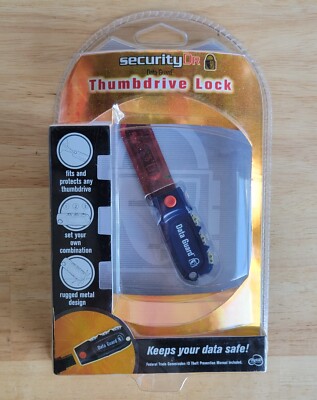 USB Thumb Drive Combonation Lock Data Guard - The Security DR - Model ...