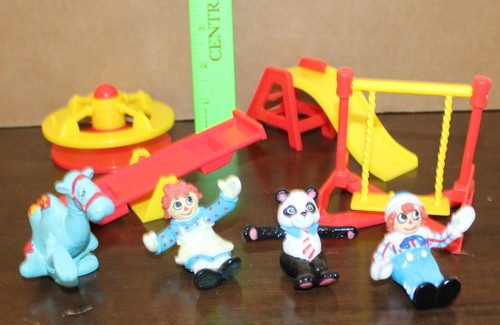 McDONALD's Raggedy Ann Andy figure playset set - Happy Meal Toys 1989 ...