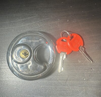 HEAVY DUTY CUBESMART LOCK & 2 KEYS For Storage Units | eBay