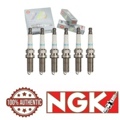 6x SILKAR8C6DS 96372 NGK Iridium Spark Plugs For Maserati Ghibli 3.0T ...