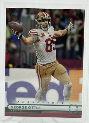 George Kittle 2022 Panini Chronicles Photogenic Teal PH-13 | eBay