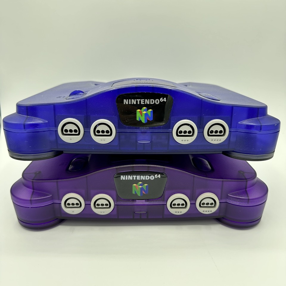NEW Nintendo 64 N64 Limited Clear Light Purple Custom Console Only ...