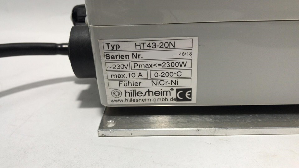 HILLESHEIM HT43-20N TEMPERATURE CONTROLLER | eBay