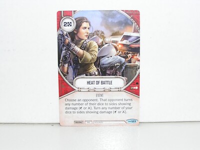 Star Wars Destiny Empire at War #123 Heat Of Battle | eBay