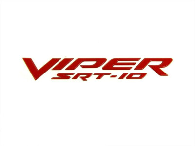 OEM NEW MOPAR 03-05 DODGE VIPER SRT-10 DECAL EMBLEM NAMEPLATE BADGE ...
