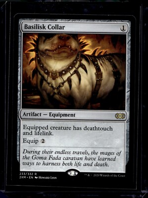 Basilisk Collar Double Masters NM Artifact Rare MAGIC GATHERING CARD | eBay
