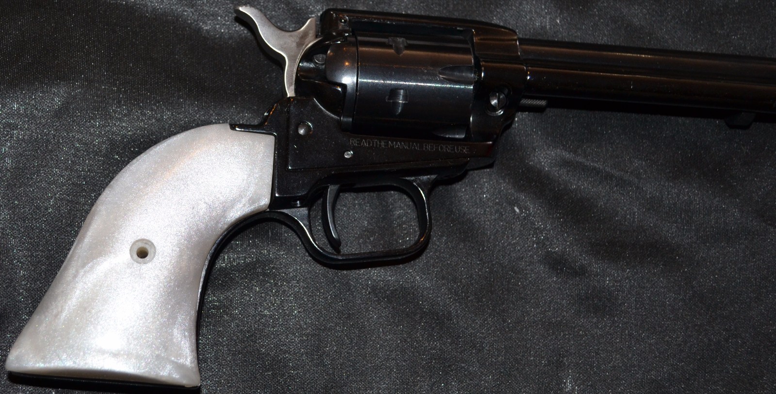 Heritage Rough Rider pistol grips pearl plastic with screw | eBay