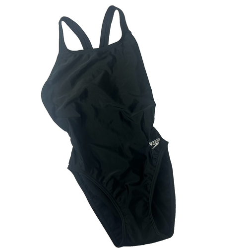 Speedo NWOT Women's One Piece Swimsuit Size 6 / 32 Black, Logo, "Pro LT ...