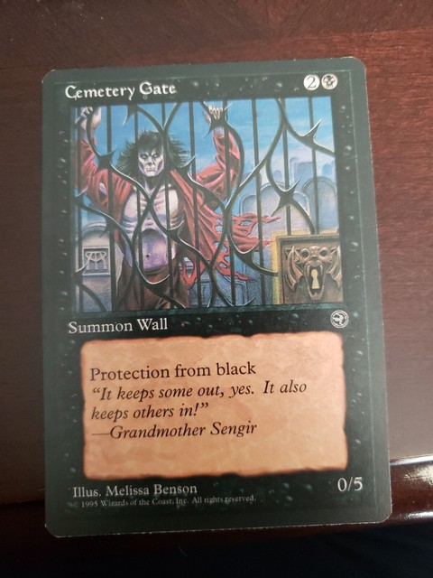 MTG Cemetery Gate Homelands Regular Common for sale online | eBay