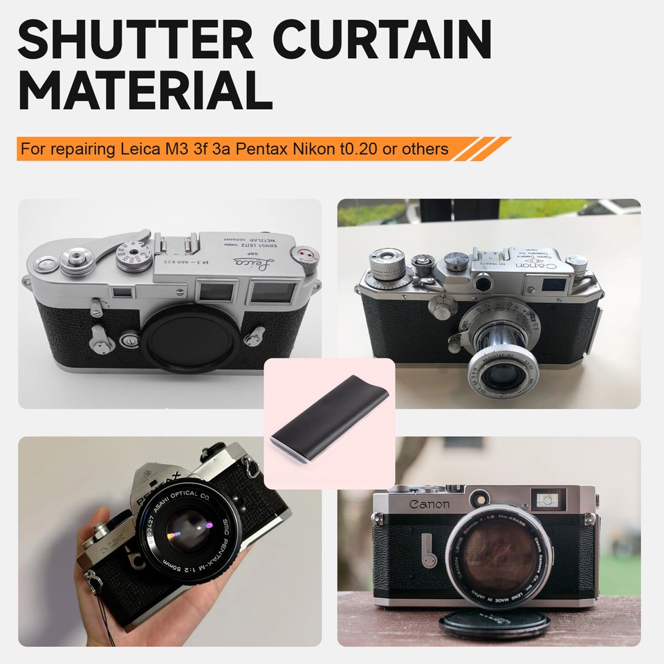 Shutter Curtain Material For Repair Leica M3 3f 3a Pentax Nikon Film ...