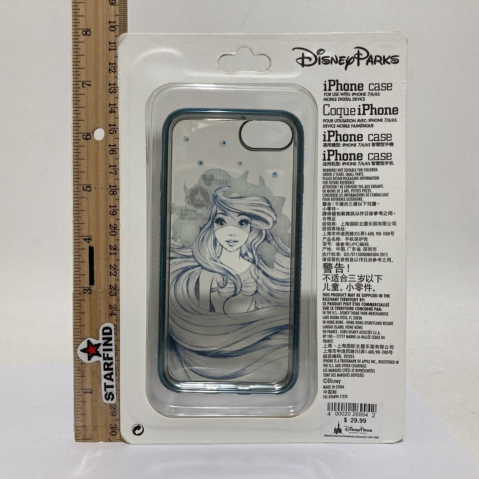 Disney Parks DTech Rhinestones The Little Mermaid Ariel iPhone 7 6S ...