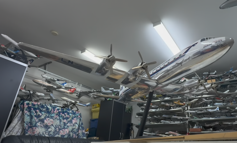 Vintage 1950s SAS Douglas DC-7 1/50 Scale Douglas Factory Airline ...