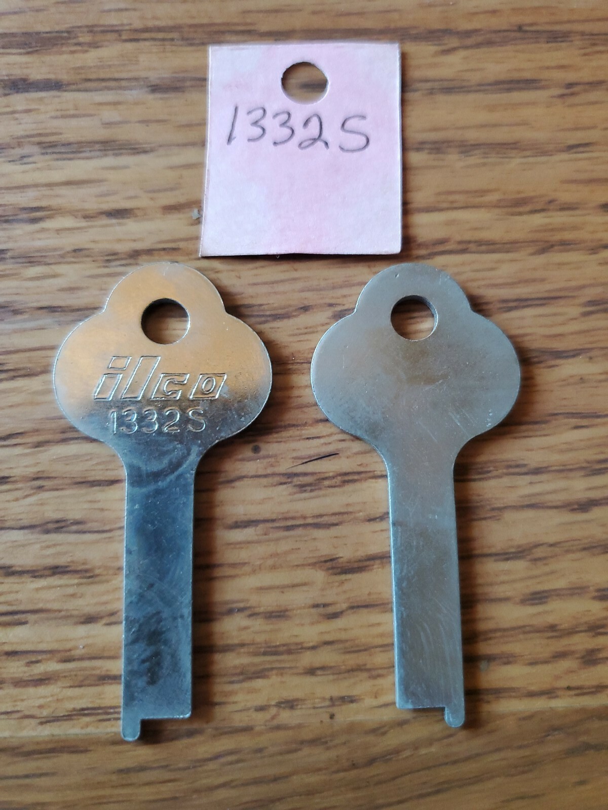 Lot of 2 FLAT STEEL KEY BLANKS 1332S 1" LONG locksmith K756 | eBay