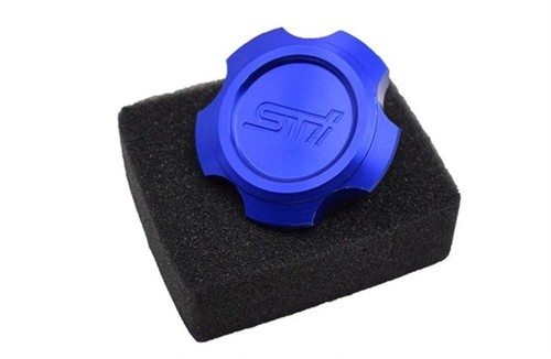 STI Engine Oil Cap Matte Blue Aluminium Screw on Design M42 x 4.5 Free ...