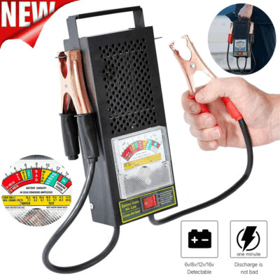 6V 12V Car Battery Load Tester Voltmeter 100Amp Analyzer 5 Seconds Fast ...