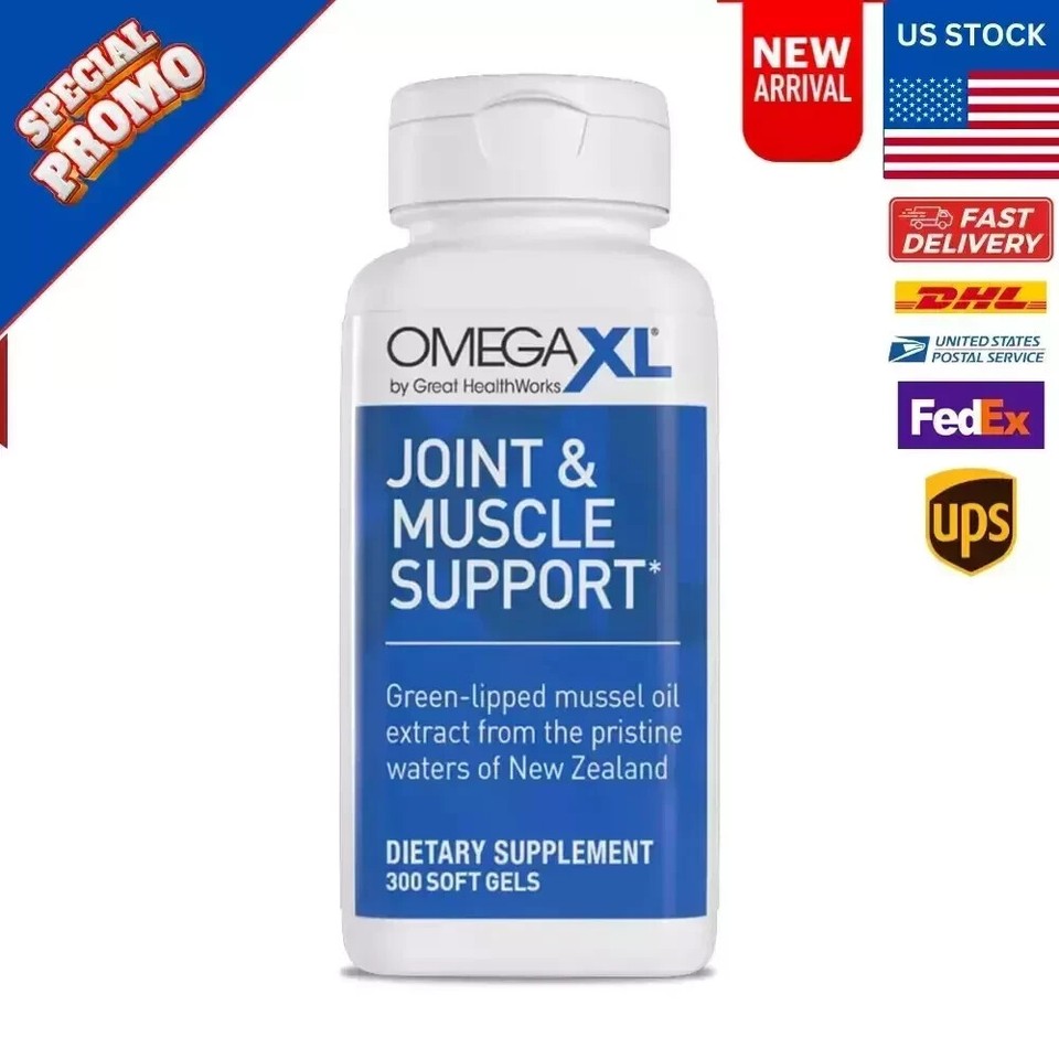 Omega XL 300 Capsules - Green Lipped Mussel Omega-3 Joint Relief ...
