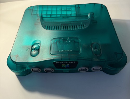 Nintendo 64 N64 Limited Clear Emerald Green Custom Console System Slow ...