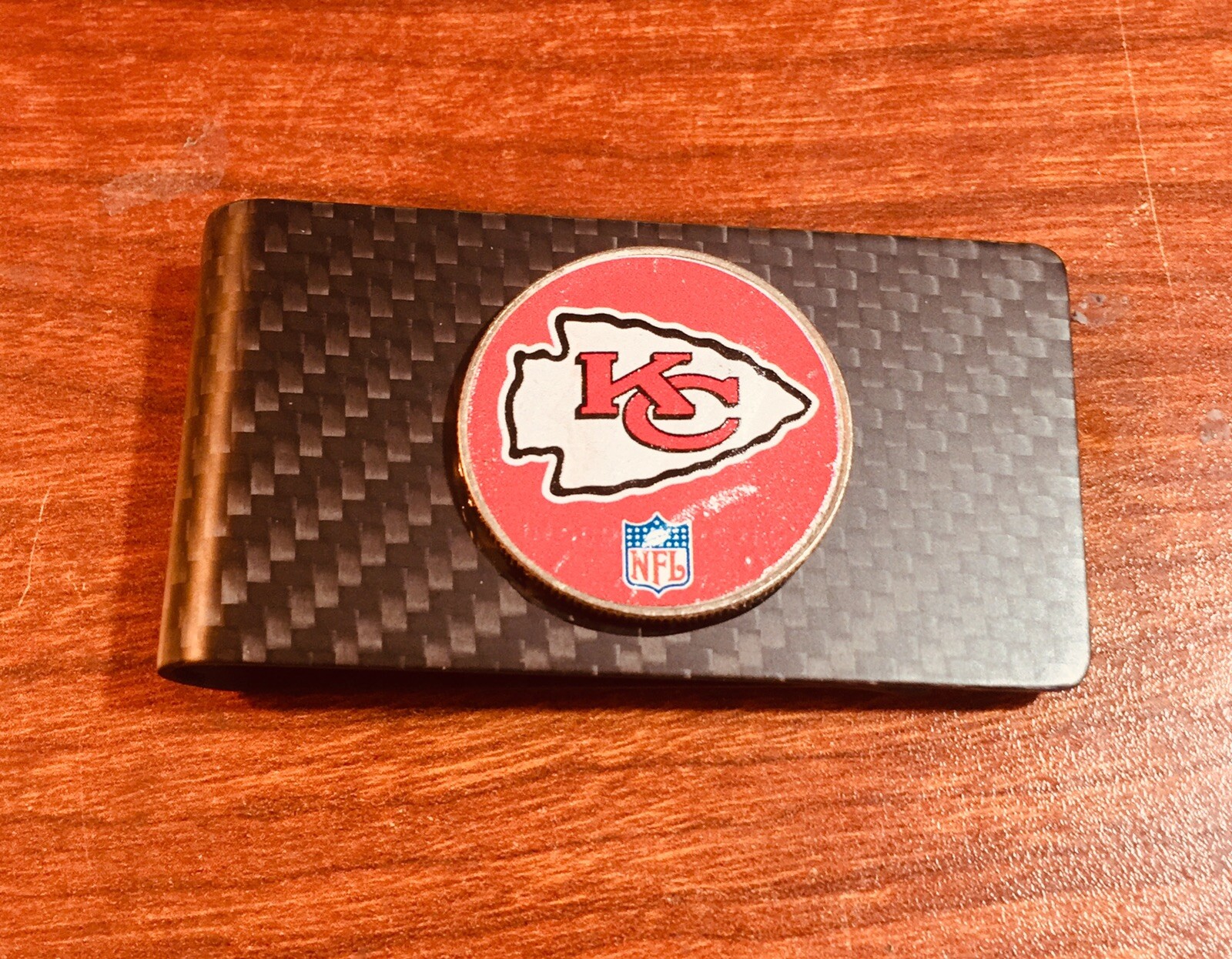 KC CHEIFS Carbon Fiber Money Clip | eBay