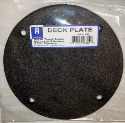 T-H Marine Screw Down Deck Plate 5 5/8" SDP-1-DP | Nylon | SDP1DP ...