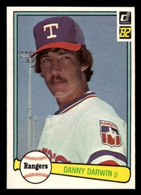 Danny Darwin Texas Rangers 1982 Donruss #321 | eBay