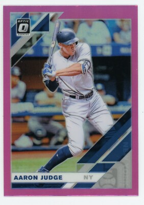 2019 Panini Optic Aaron Judge Pink Prizm Holo #121 Yankees | eBay