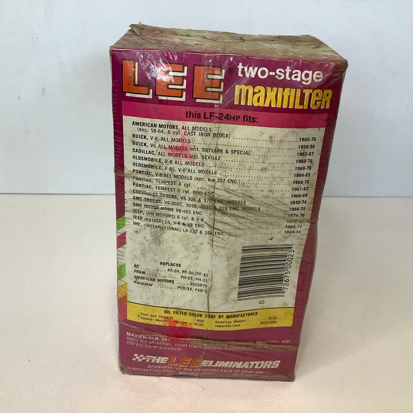 Vintage 1974 Lee Maxifilter Two-Stage Filter LF-24 HP Sealed | eBay