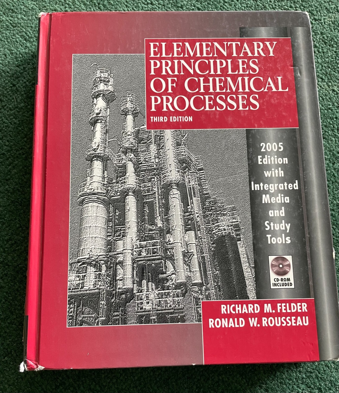 Elementary Principles of Chemical Processes 2005 by Ronald W. Rousseau ...
