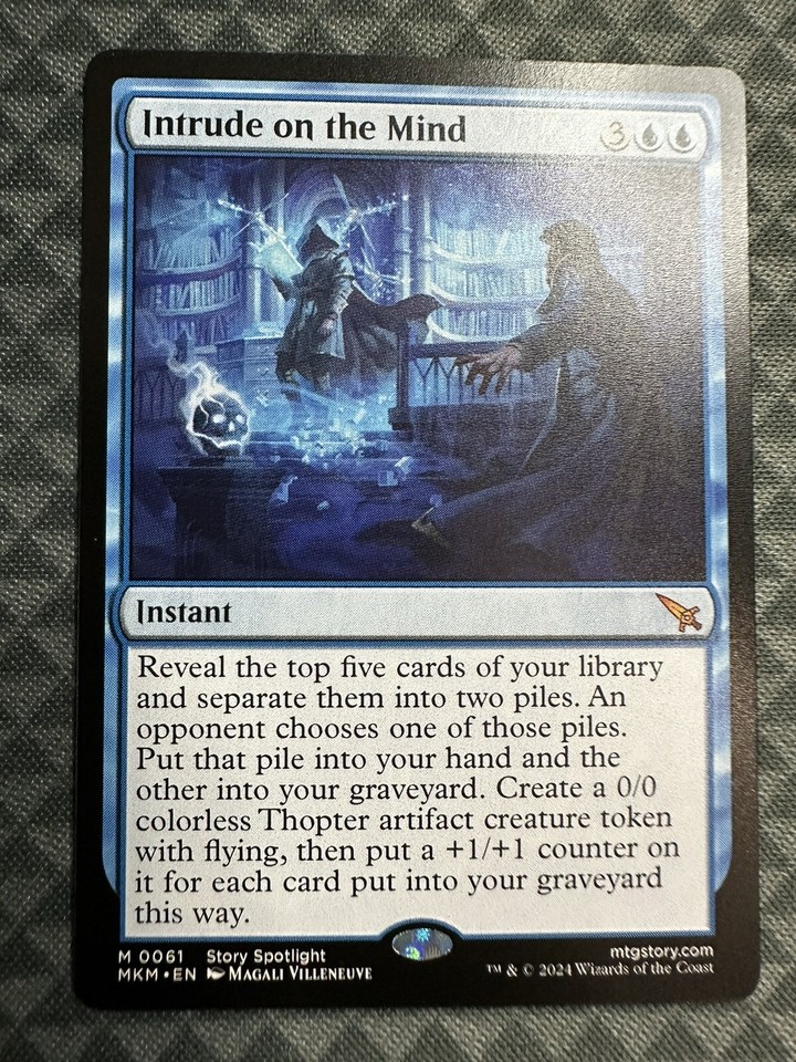 MTG Intrude on the Mind #0061 Mythic Murders at Karlov Manor (MKM ...