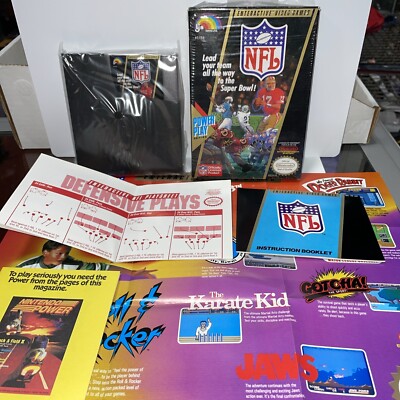 NFL Football (Nintendo Entertainment System, 1989) NES CIB MINT RARE ...