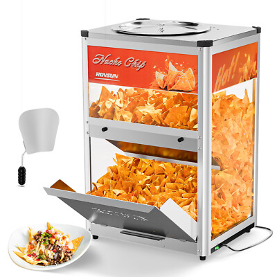 Nacho Chip Warmer Countertop Nacho Machine w/ Warming Light Removable ...