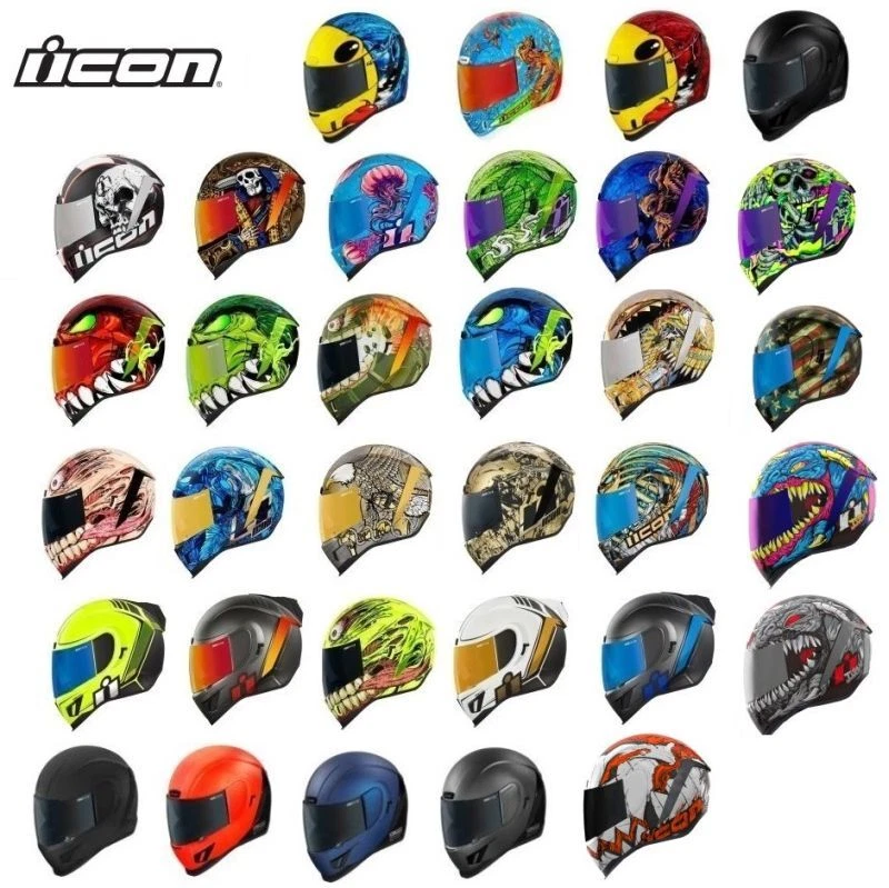 Icon Street Bike Helmets