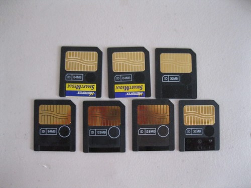 7 Mix Of SmartMedia card (128mb x2 64MBx3, 32 MBx2) | eBay
