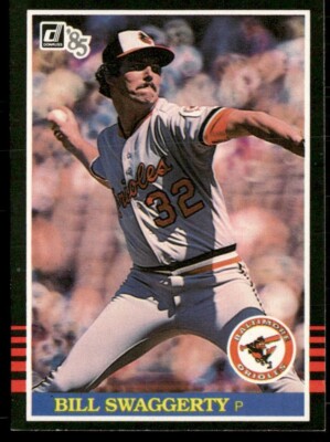 1985 Donruss #392 Bill Swaggerty Rookie Baltimore Orioles | eBay