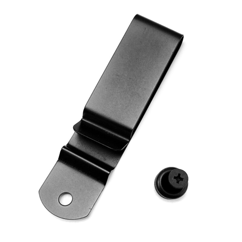 Stainless Steel Flat Bottom Clip Pocket Wallet Key Hook Holder Clip ...