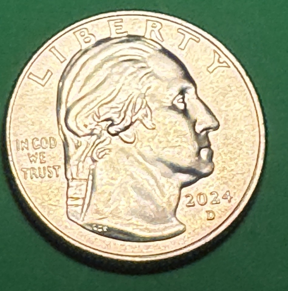2024 D Washington Quarter ERROR Coin IN COD WE TRUST’ Error Coin | eBay