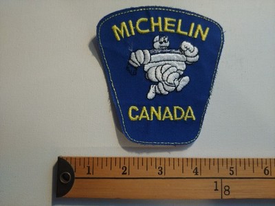* 70S RARE MICHELIN CANADA TIRE BLIMP MAN BADGE PATCH CREST ECUSSON ...