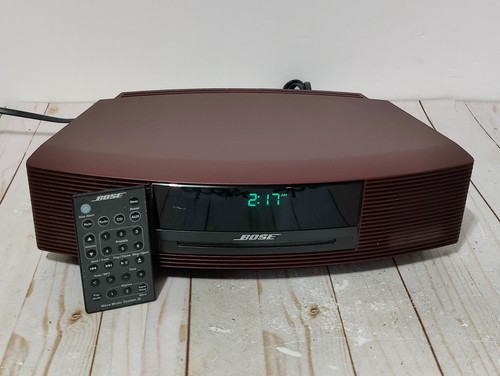 Bose Wave Music System III Burgundy Maroon With Remote Radio Works CD ...