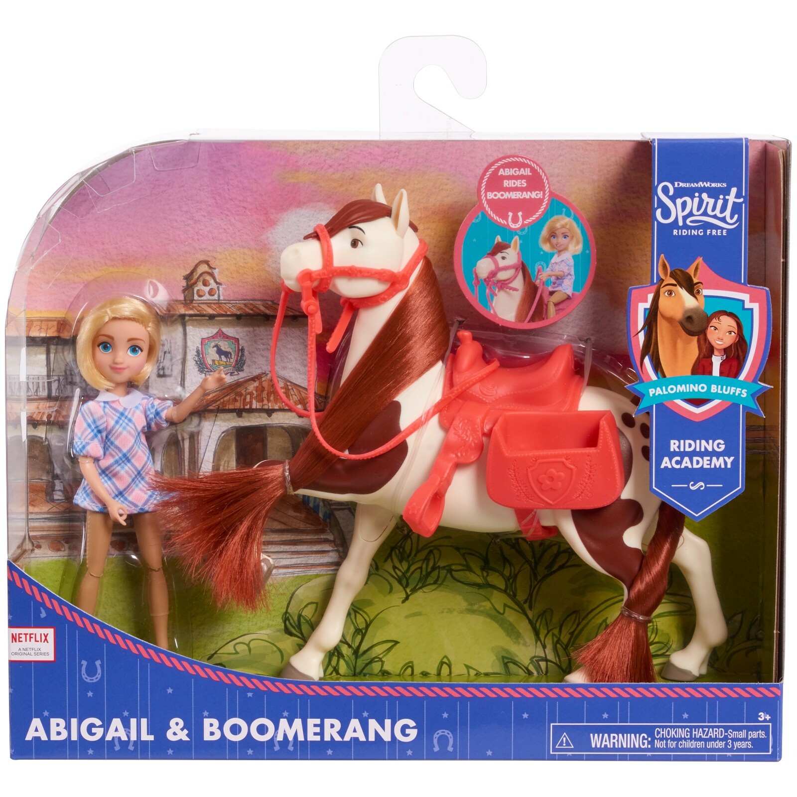 Buy DreamWorks Spirit Riding Free Collector Doll & Horse Abigail Stone ...