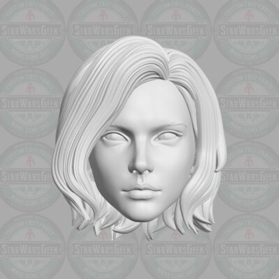 Generic FBI CIA Agent Sarah v1 custom head for 1:6 1:10 1:12 1:18 ...