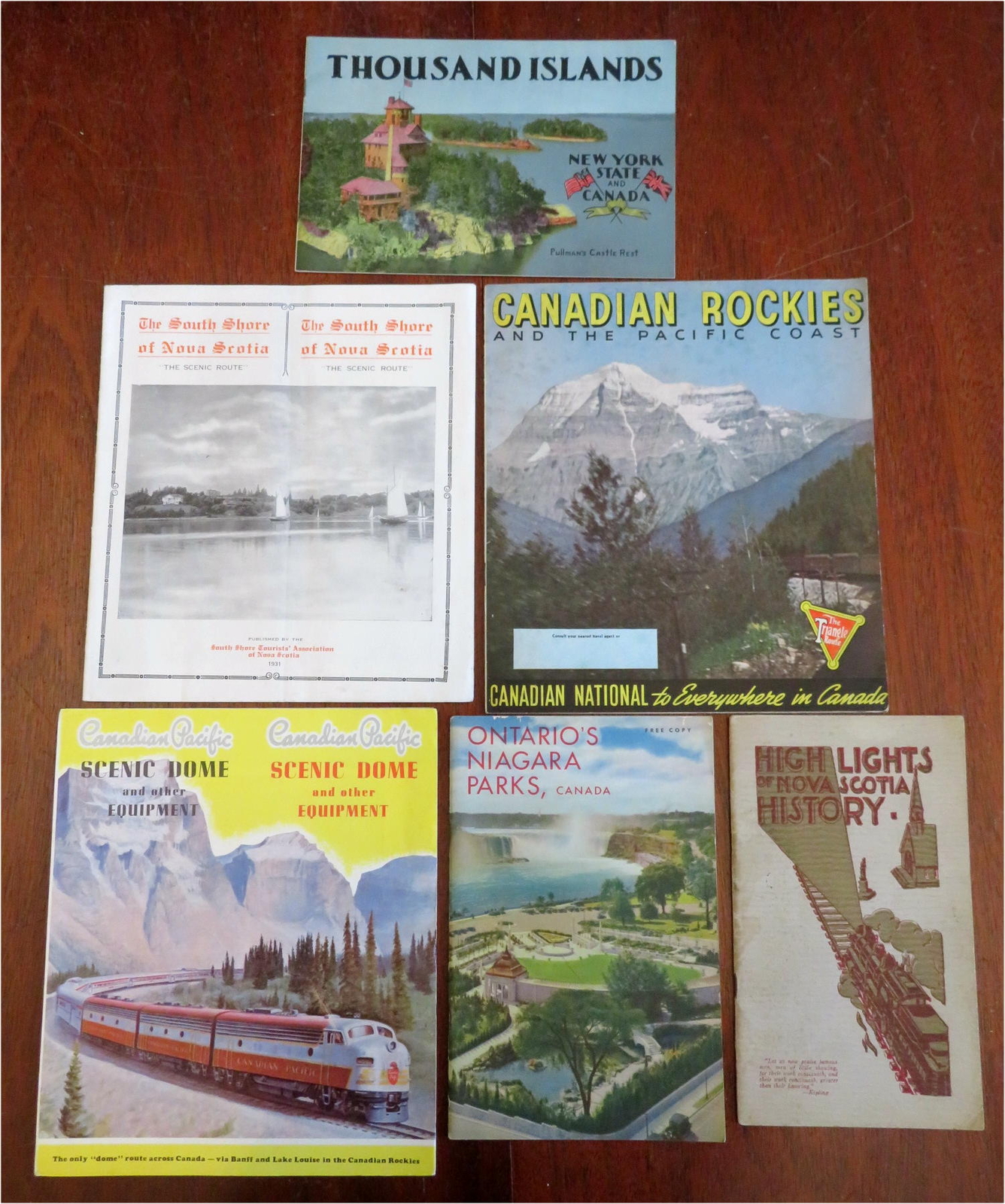 Canadian Tourism c.1920-40 lot of 6 fun brochures pamphlets Ontario ...