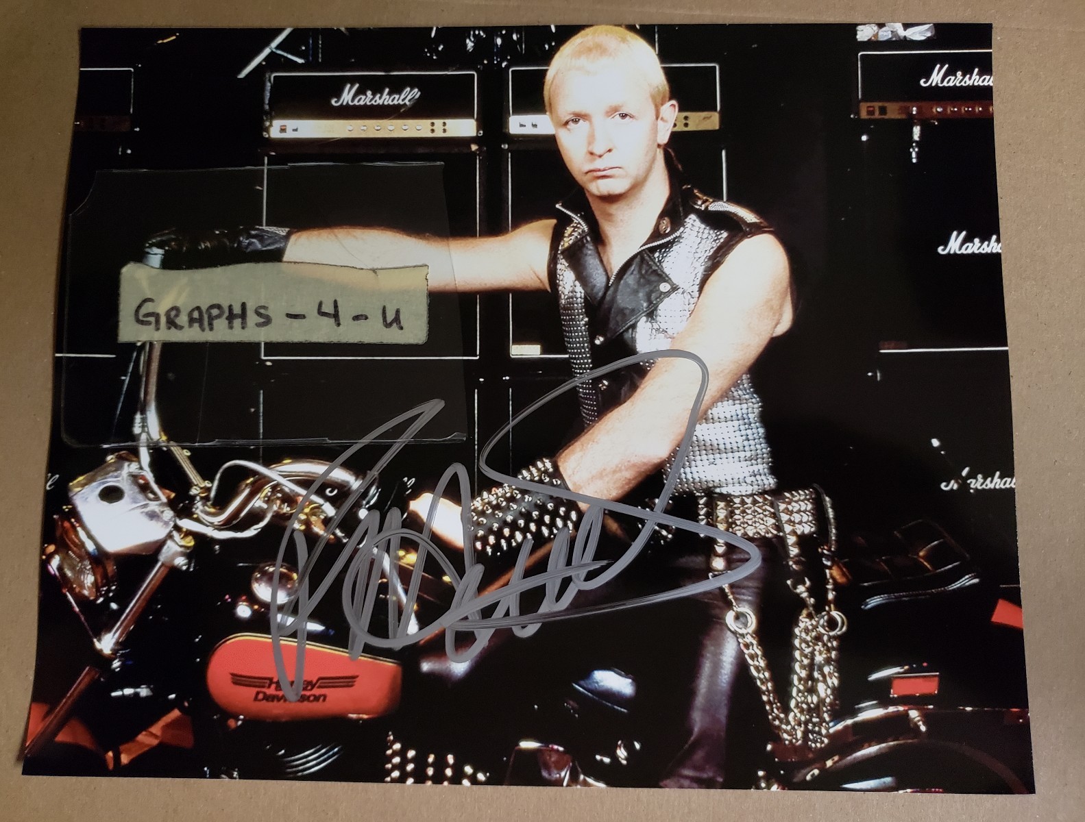Rob Halford Signed Judas Priest Autograph Fight Proof COA y | eBay