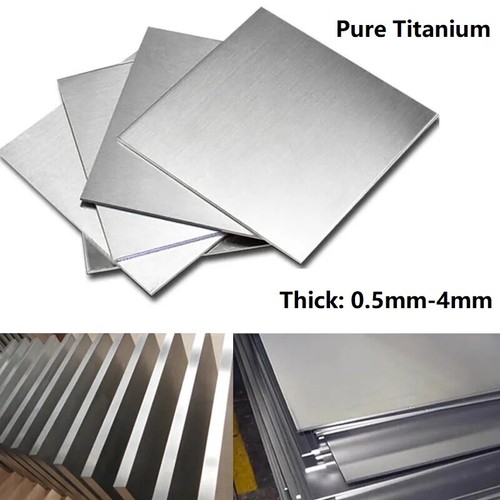 Pure Titanium Metal Plate Sheet Thick 0.5mm-4mm Metalworking Many Size ...