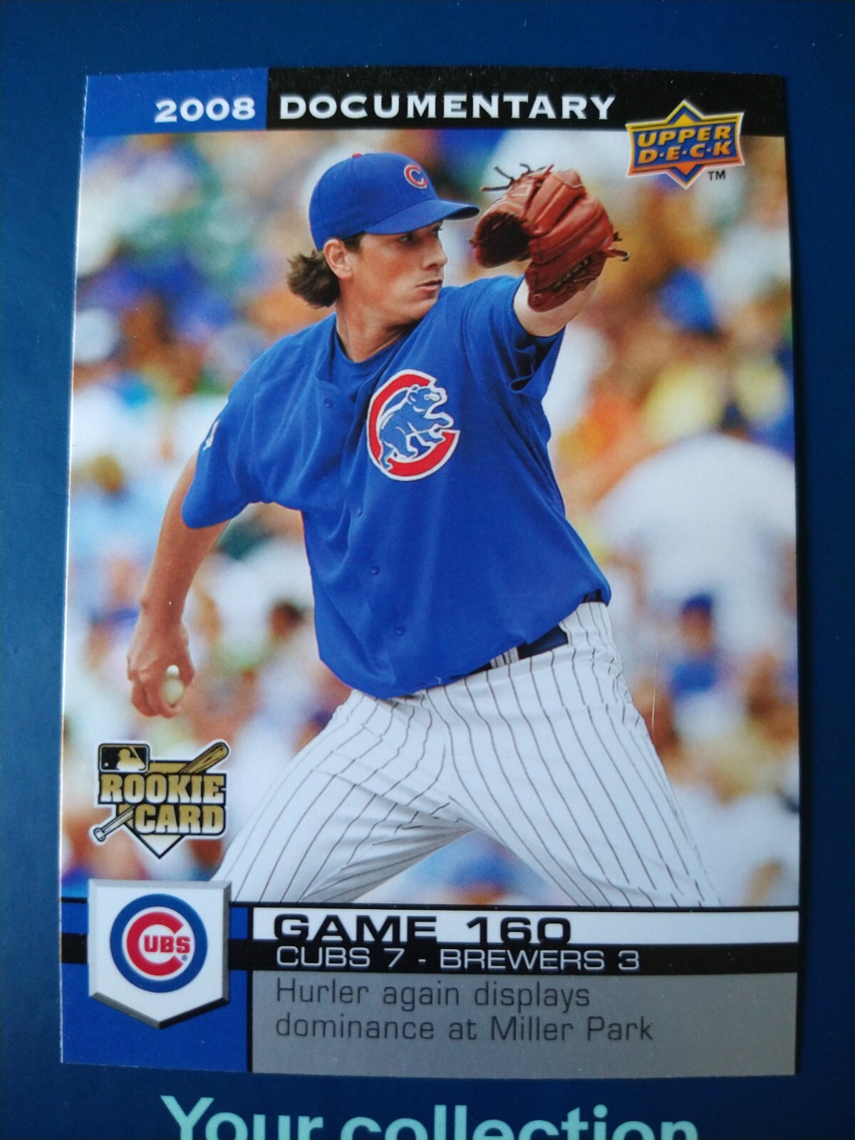 2008 Upper Deck Documentary Baseball Jeff Samardzija #4728 Cubs Rookie ...