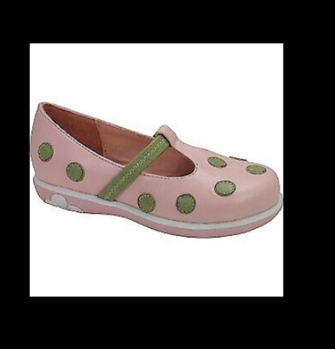 Toddler Girl Willits Pink Green Polka Dot Dotty Puddle Jumpers Shoe ...