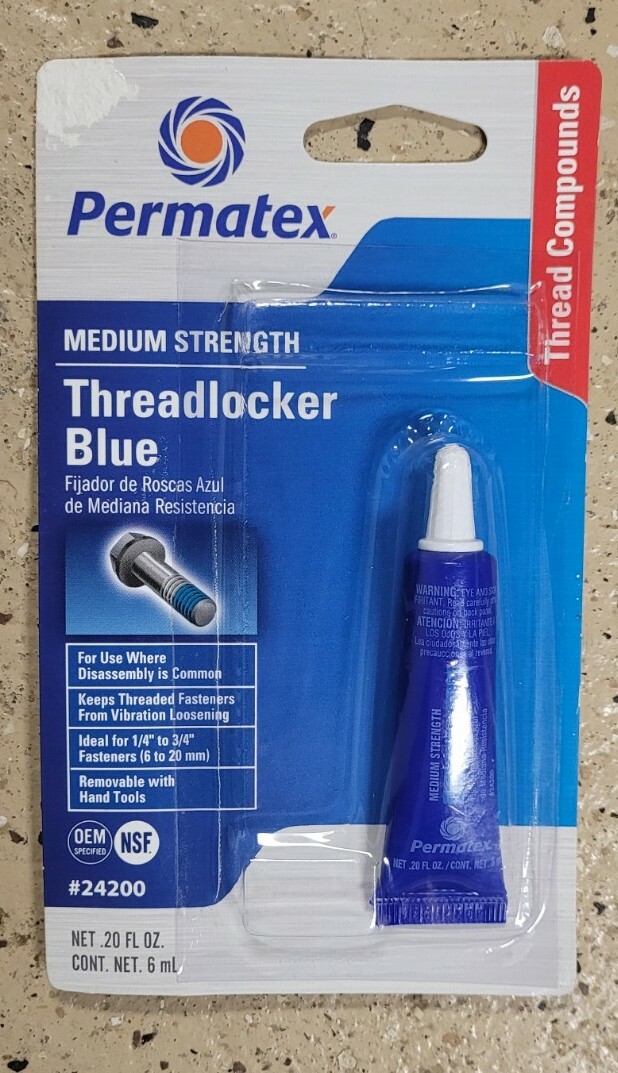 PERMATEX 24200 - Medium Strength Threadlocker Blue, 6 ml | eBay