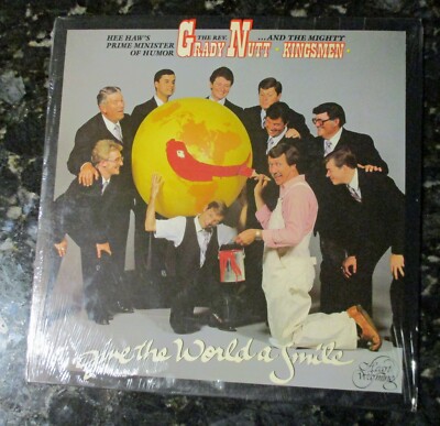 SEALED LP Grady Nutt Mighty Kingsmen HEE HAW Give The World A Smile ...